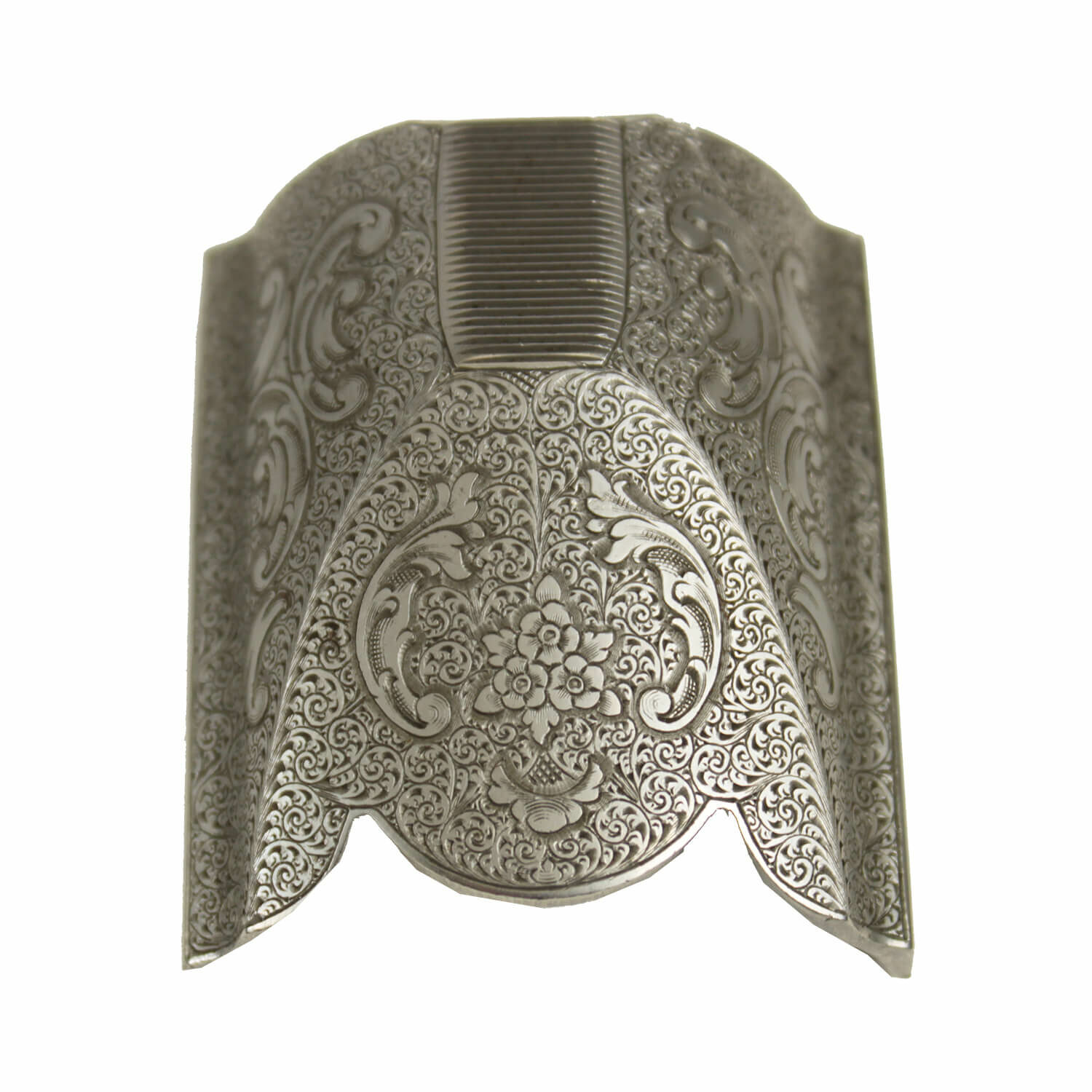 K-80 Top Latch, Custom Scroll, Coin Finish | Krieghoff