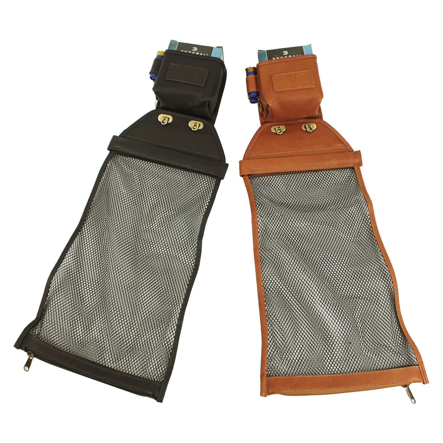 Leather Trap Shooter's Combo by Wild Hare, Two Colors | Krieghoff