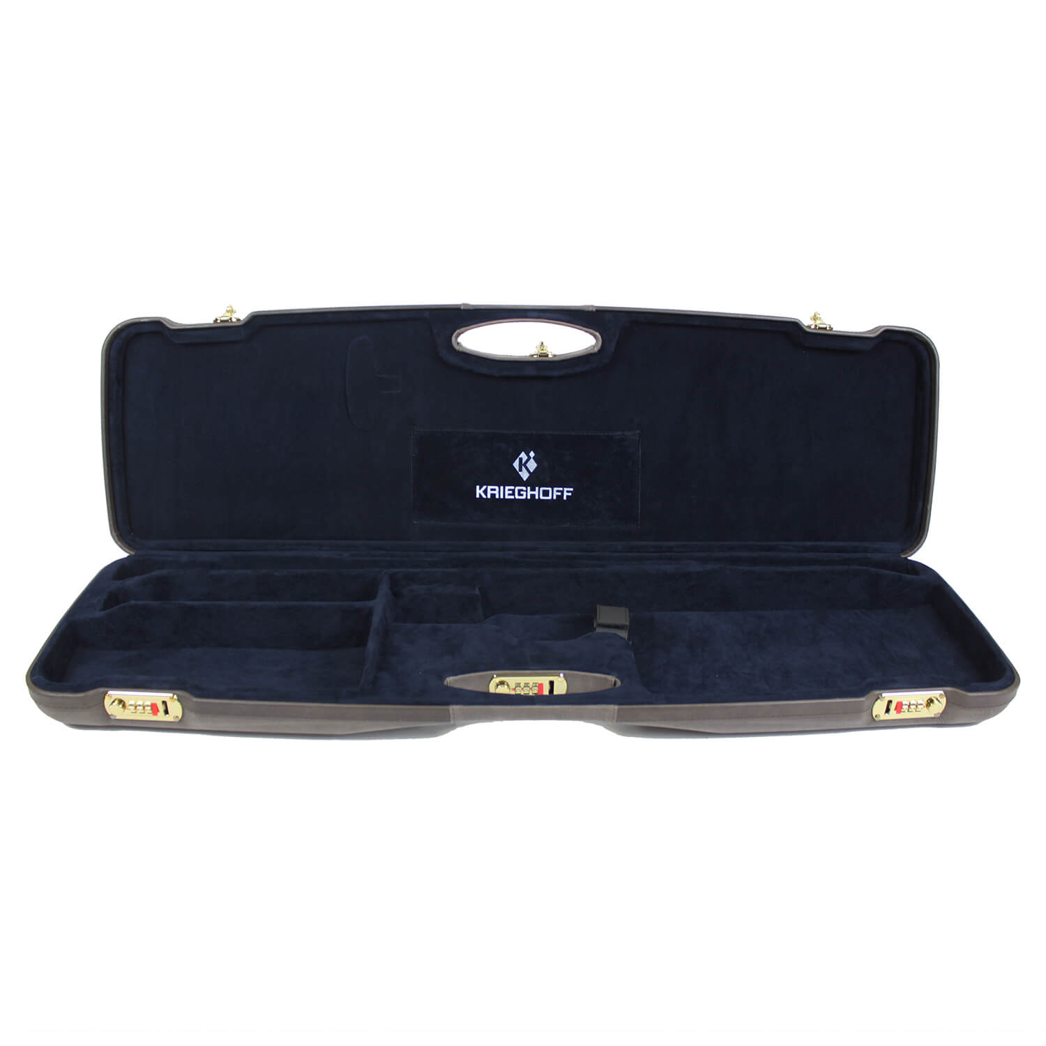 K-80/K-20 Negrini Single Barrel Case, Leather | Krieghoff