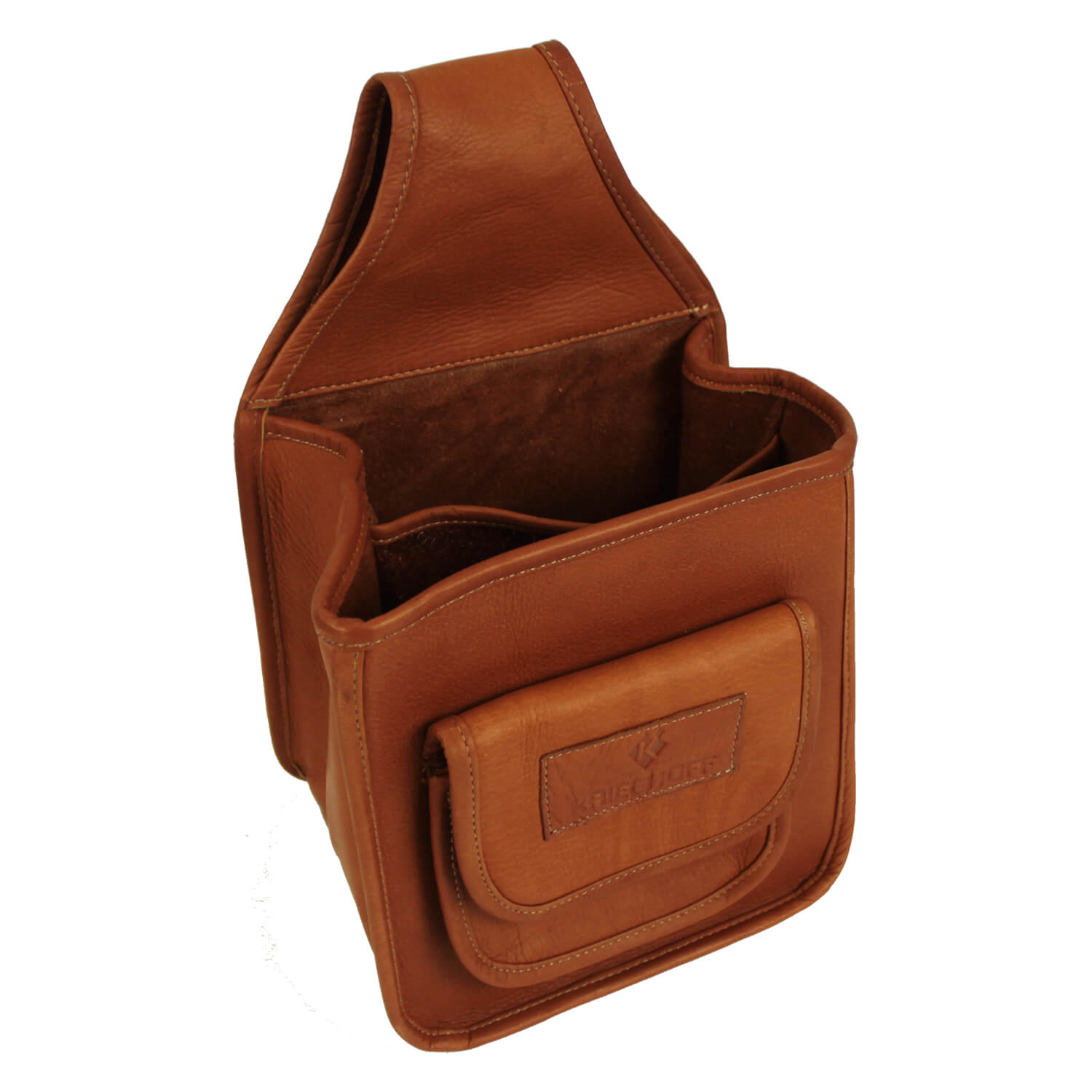 Leather Divided Pouch by Wild Hare, Two Colors | Krieghoff