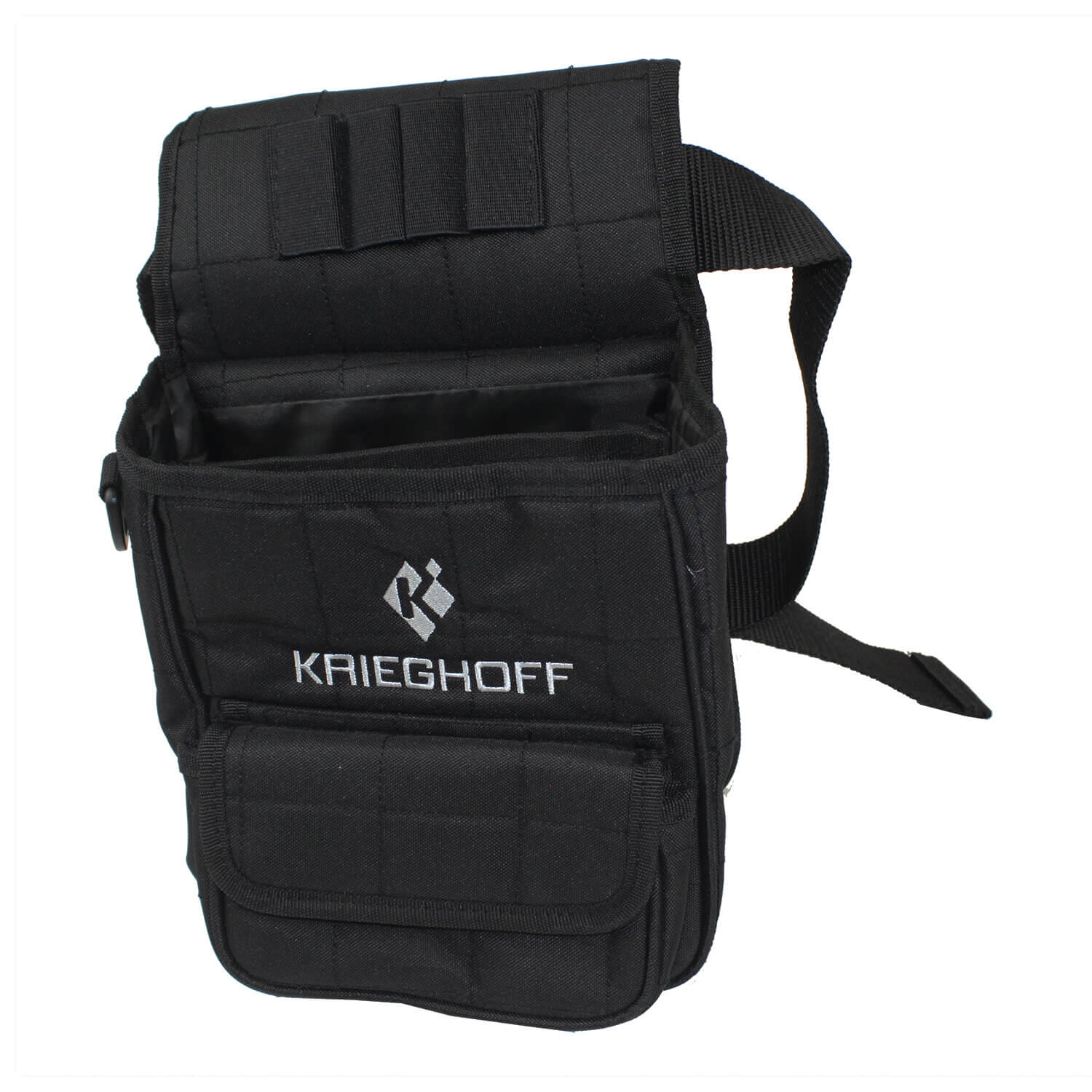 Deluxe Divided Shell Pouch by Wild Hare, Black | Krieghoff