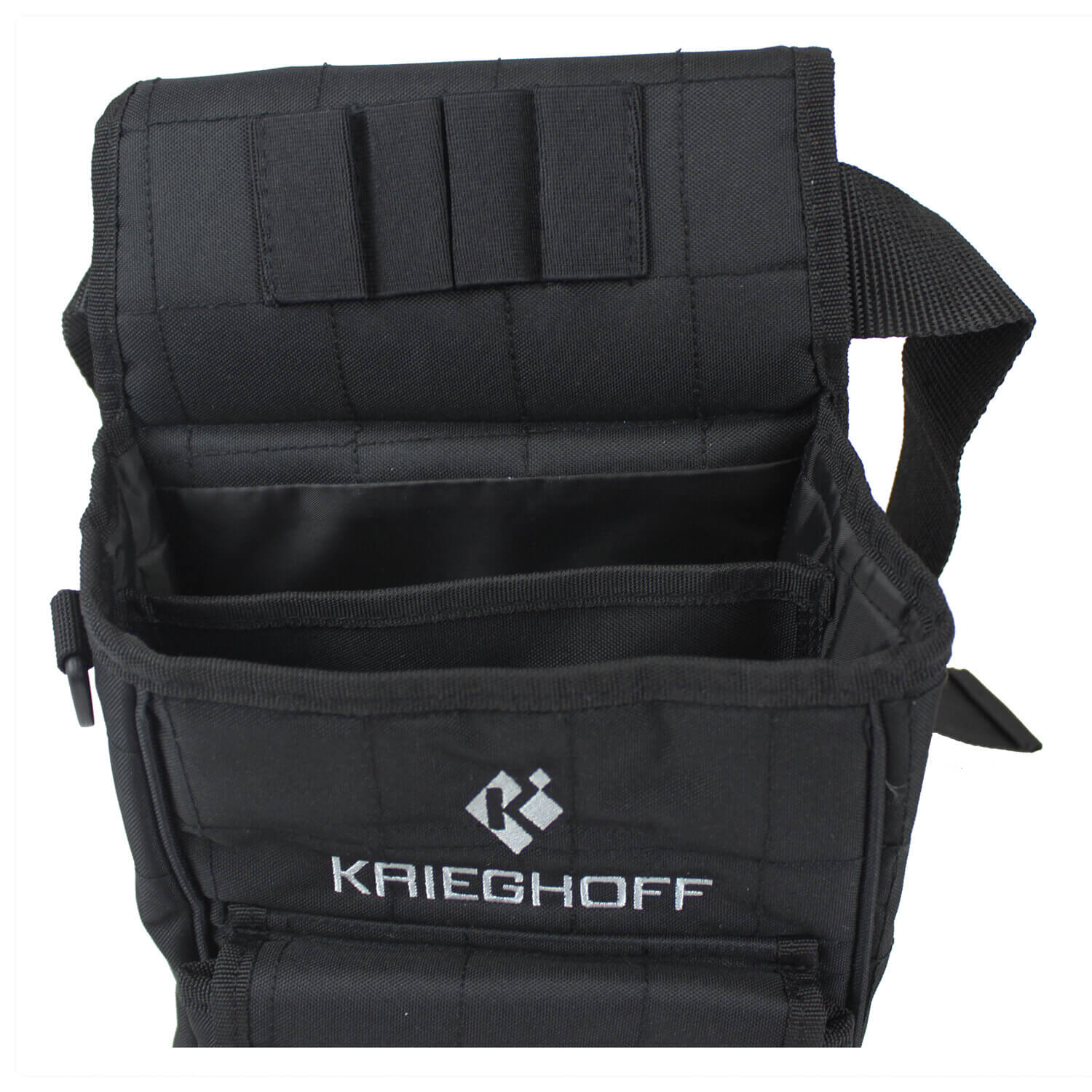 Deluxe Divided Shell Pouch by Wild Hare, Black | Krieghoff