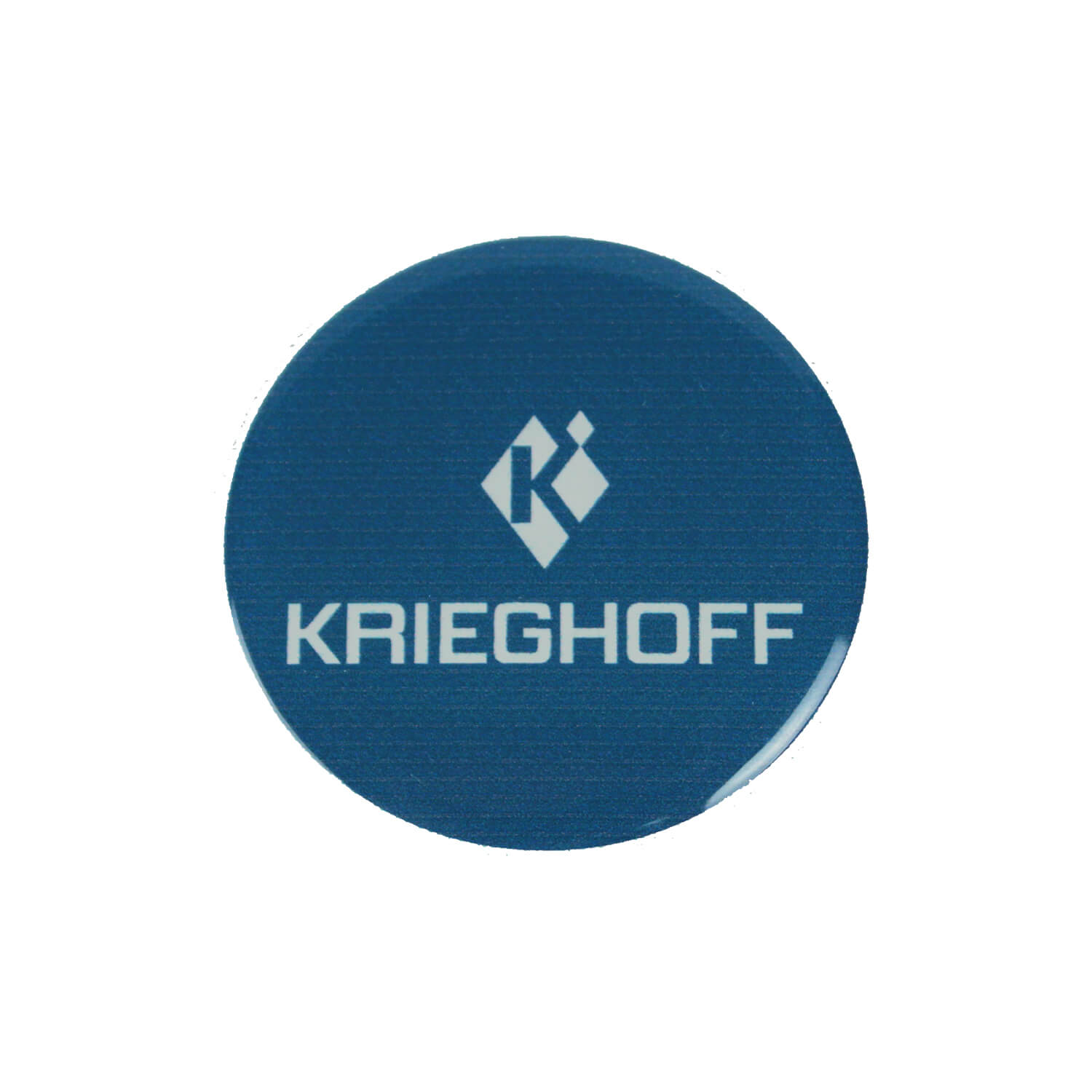 Krieghoff 3D Domed Logo Sticker, Blue | Krieghoff